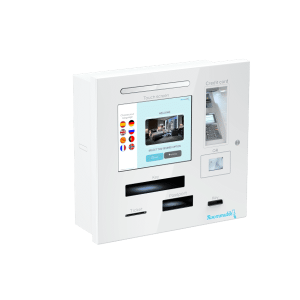 Fully automated reception with Roommatik check-in kiosks