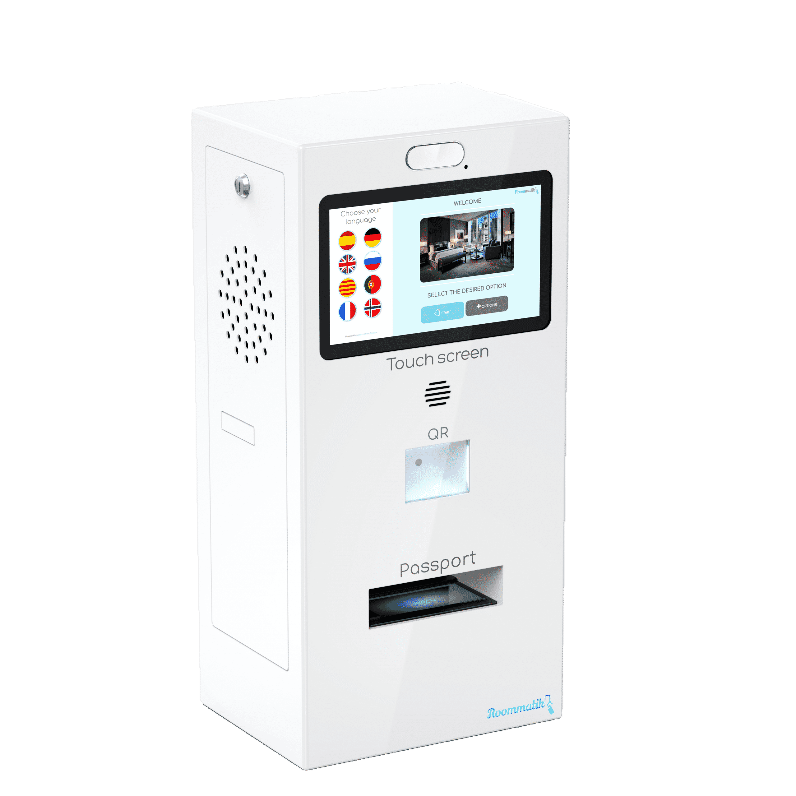 Fully automated reception with Roommatik check-in kiosks